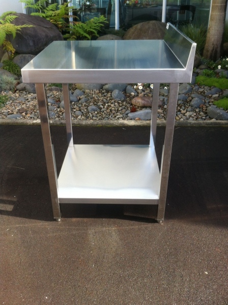 Prep Bench E18 700 x 700mm with upstand - New Equipment